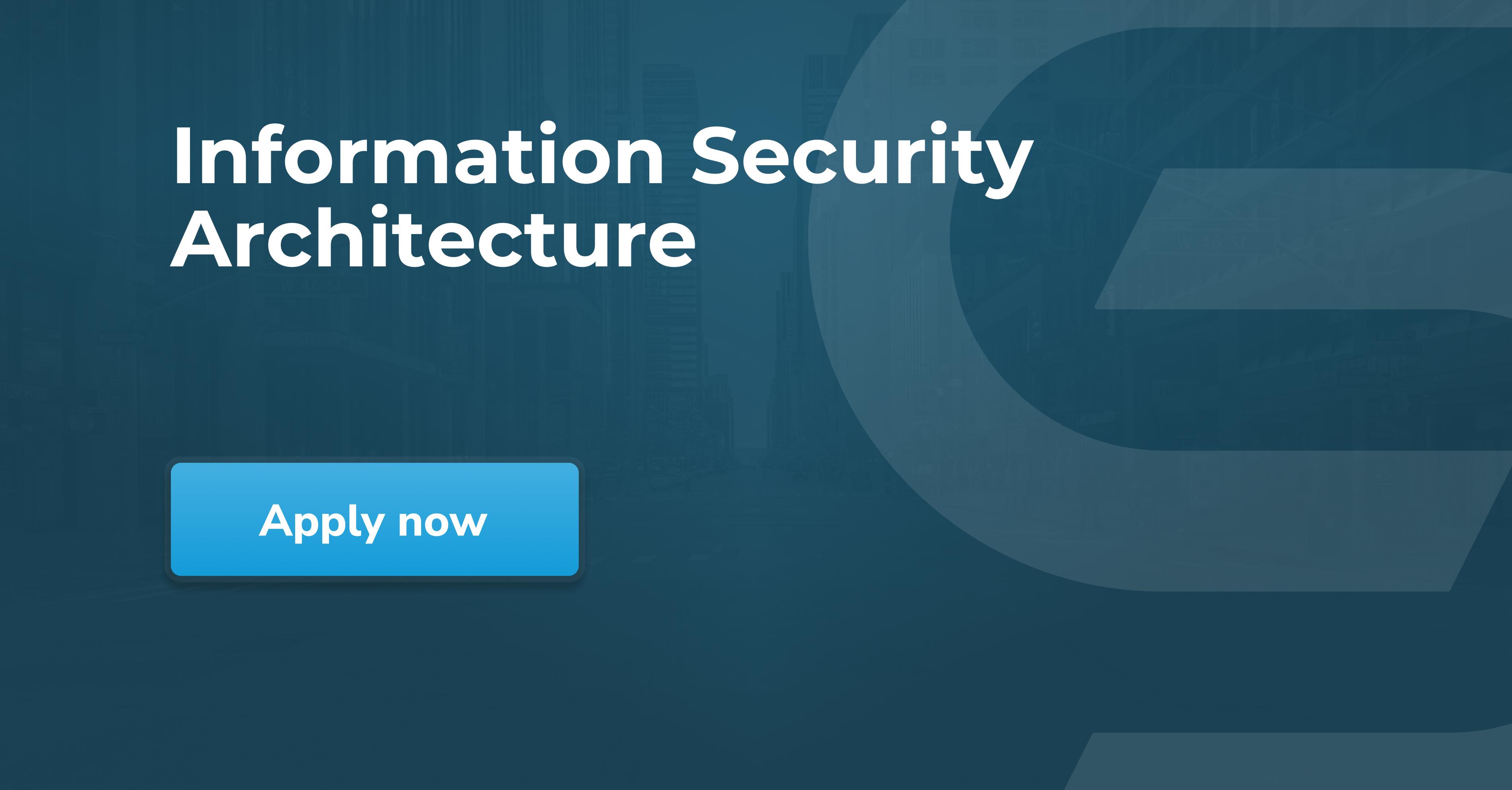 Information Security Architecture Scancruit