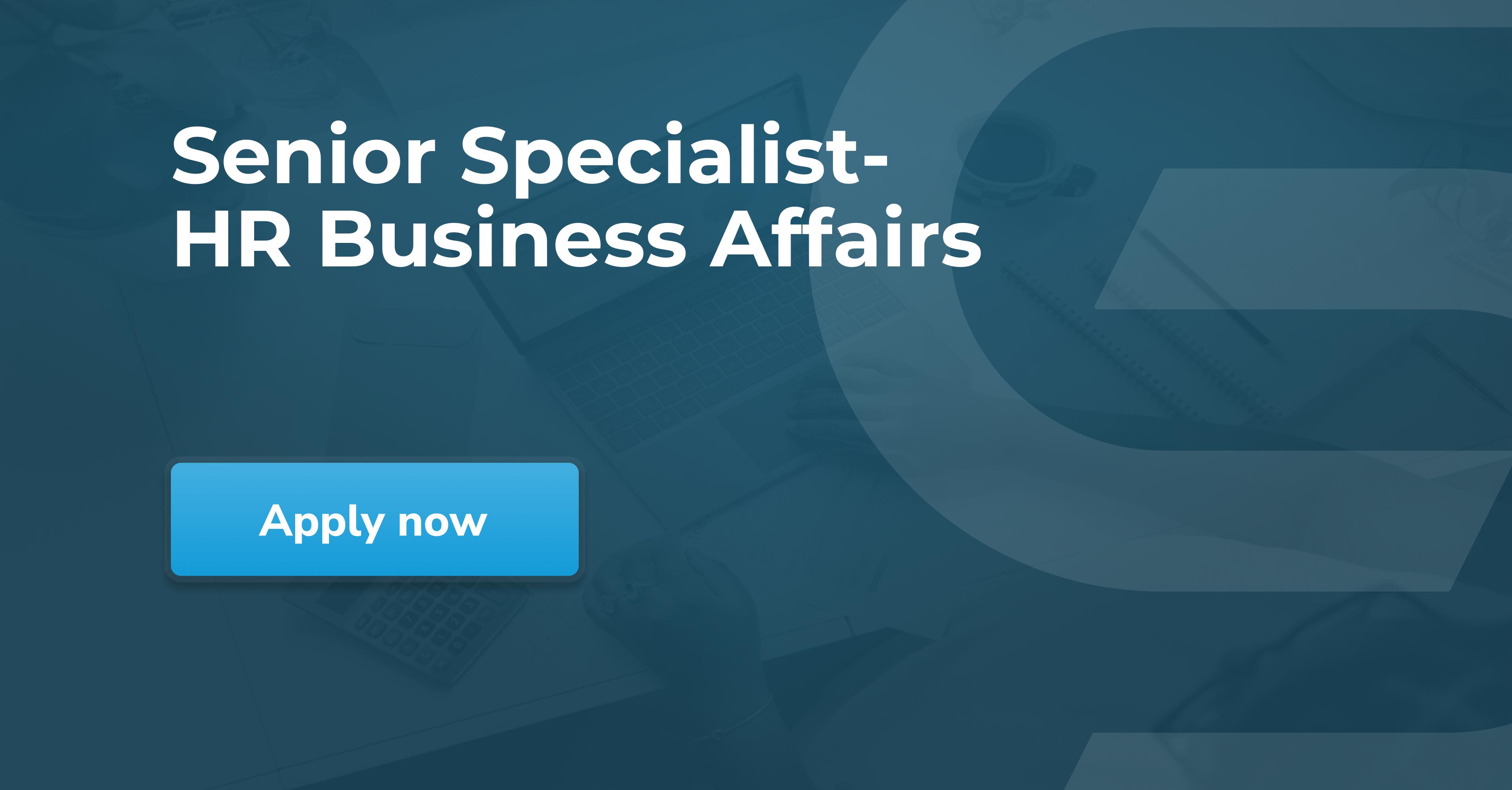 Senior Specialist Hr Business Affairs Scancruit
